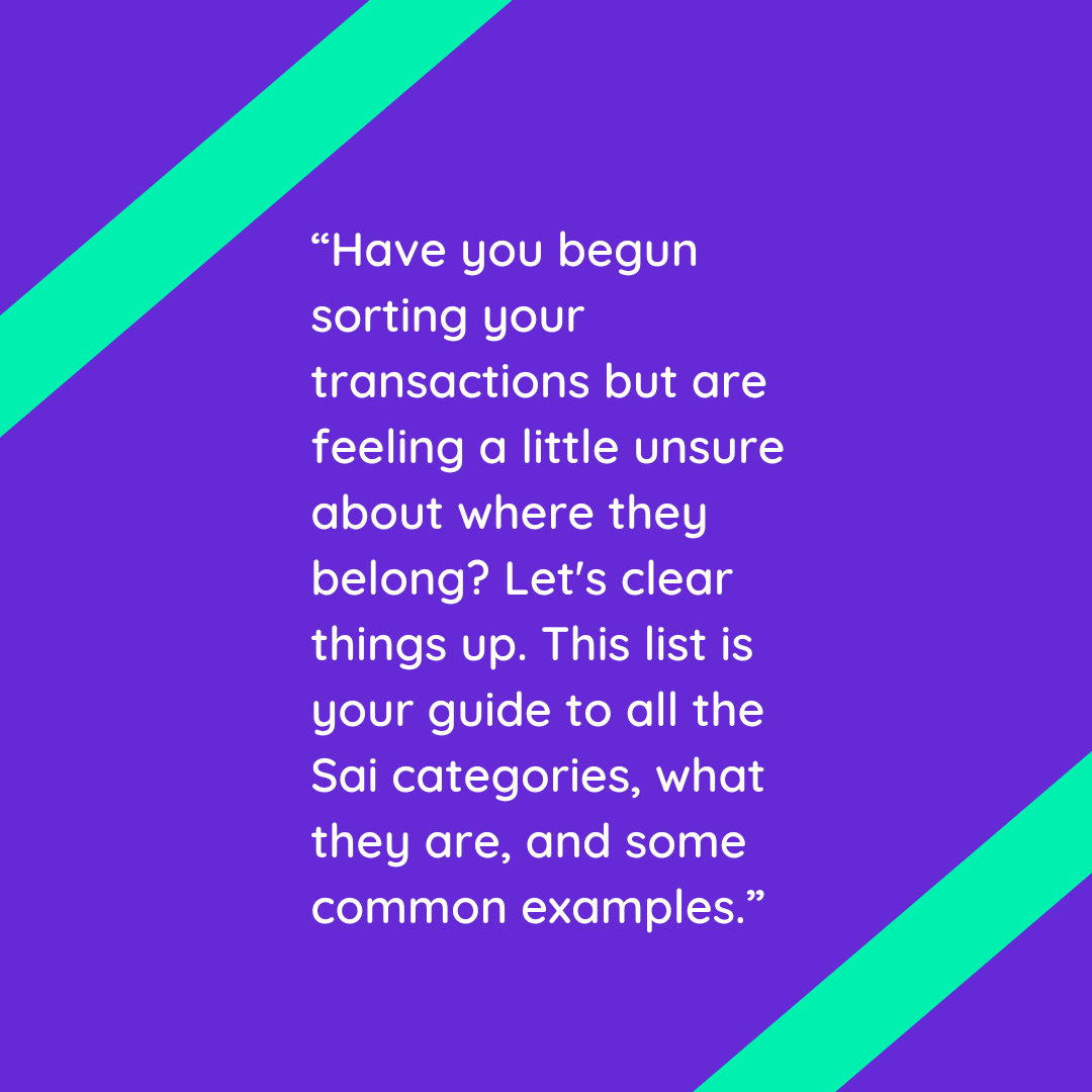 Sai Categories Explained 📂